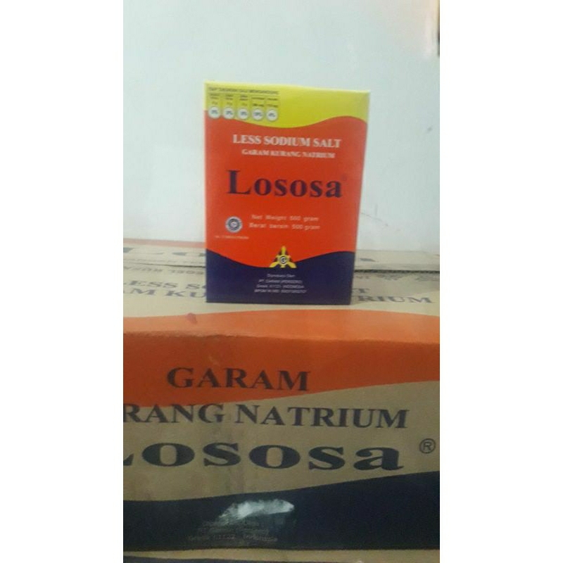 Jual Garam Lososa 500grm Garam rendah natrium | Shopee Indonesia