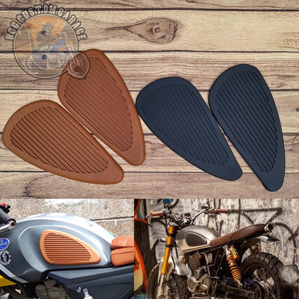 Jual Tank Pad Grip . Tankpad Retro . Pelindung Tangki Samping Motor ...