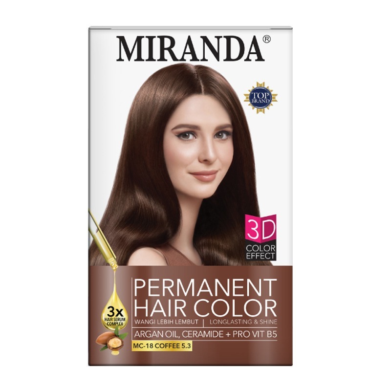 Jual Miranda Hair Color/Cat/Pewarna/Semir Rambut Coffee 30ml | Shopee ...