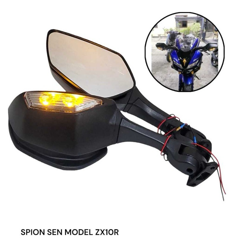 Jual Spion Fairing Zx10R Spion Winglet Rear Mirror Spion Fairing Zx10R ...