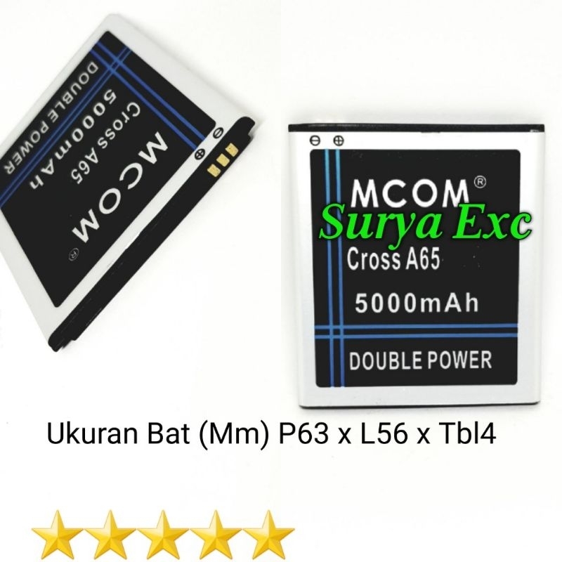 Jual Baterai Evercoss One X A65 /Batrai Cross A-65 / One-x Bataray ...