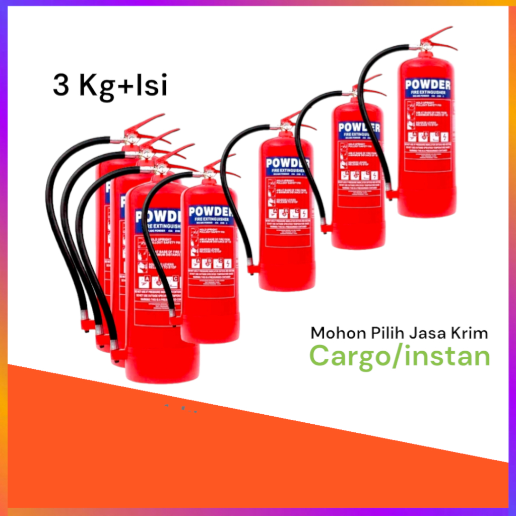 Jual APAR 3 KG Bubuk ABC Powder / Set Komplit | Shopee Indonesia