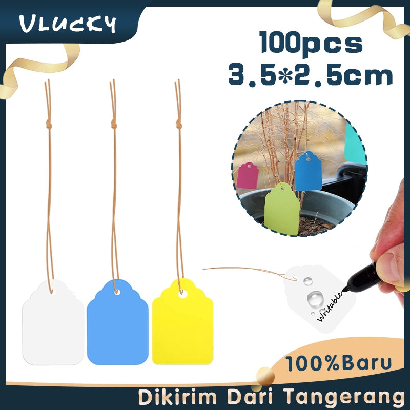 Jual Label Penanda Tanaman Isi 100 Label Penanda Tanaman Tancap Gantung ...
