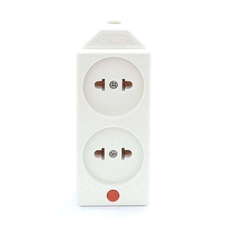 Jual Stop Kontak Rata 2 Lubang / Stop Kontak Gepeng 2 Lubang / Stop ...