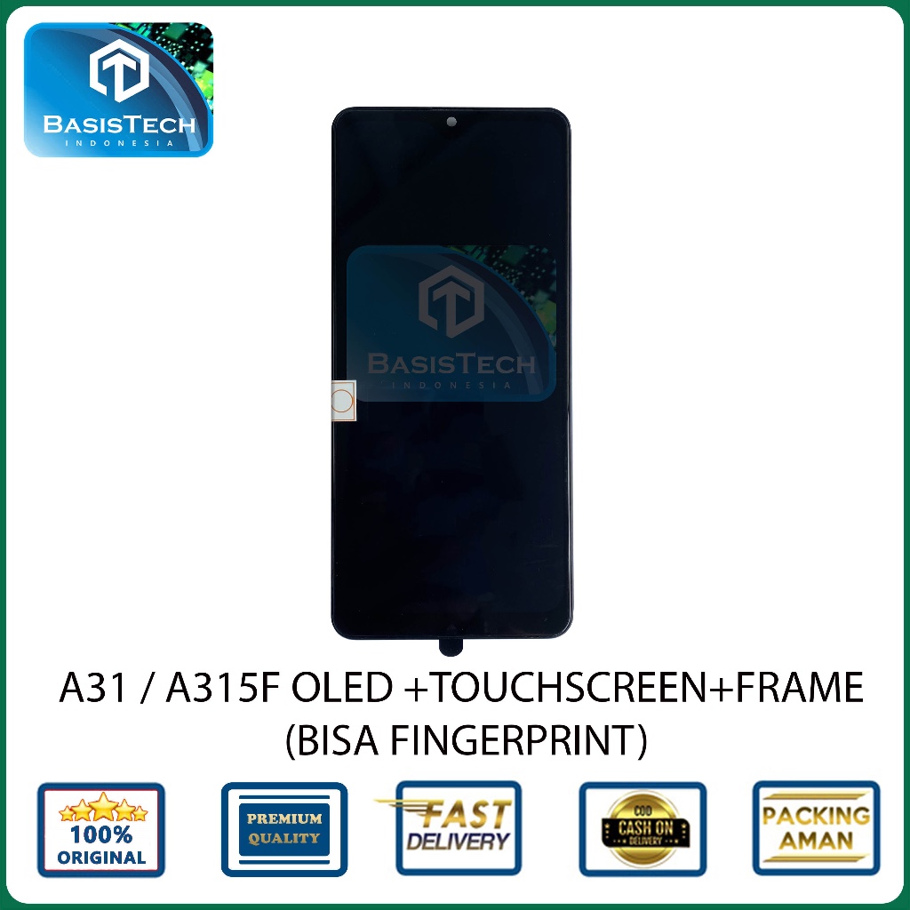 Jual LCD SAMSUNG A31 4G A315F SUPER OLED +TOUCHSCREEN +FRAME - BISA FINGERPRINT | Shopee Indonesia
