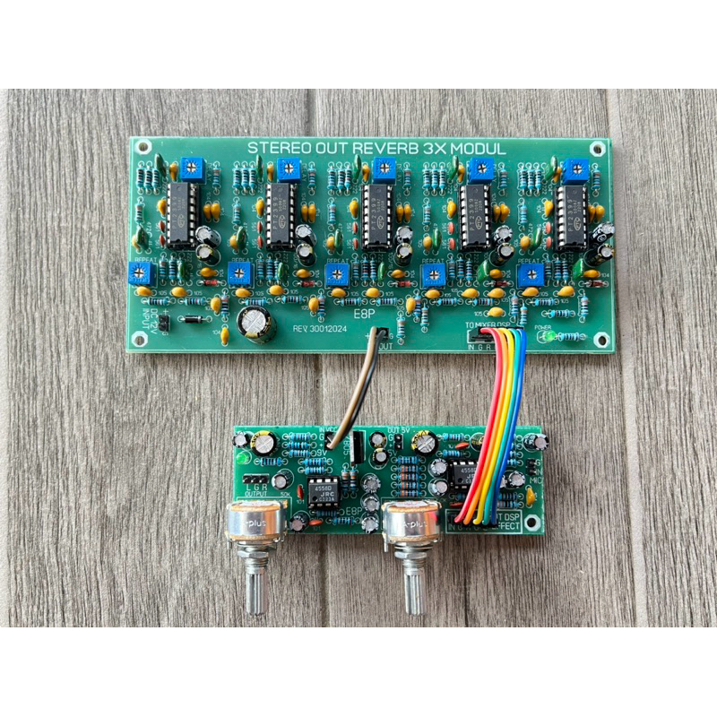 Jual KIT STEREO OUT REVERB 3X PLUS PENGUAT MIC MIXER | Shopee Indonesia
