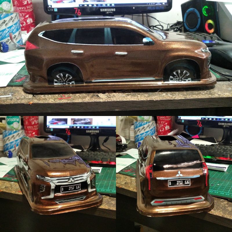 Jual (All New Pajero) Kotak Tissue Minimalis Bentuk Mobil/Tempat Tisu ...
