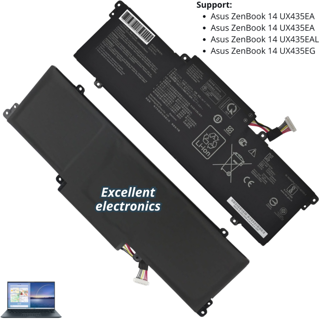 Jual Baterai Asus ZenBook 14 UX435EA UX435EA UX435EAL UX435EG C31N1914 ...
