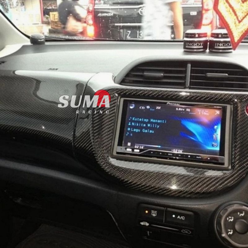 Jual COVER LACI + HEAD UNIT HONDA JAZZ GE8 CARBON KEVLAR | Shopee Indonesia