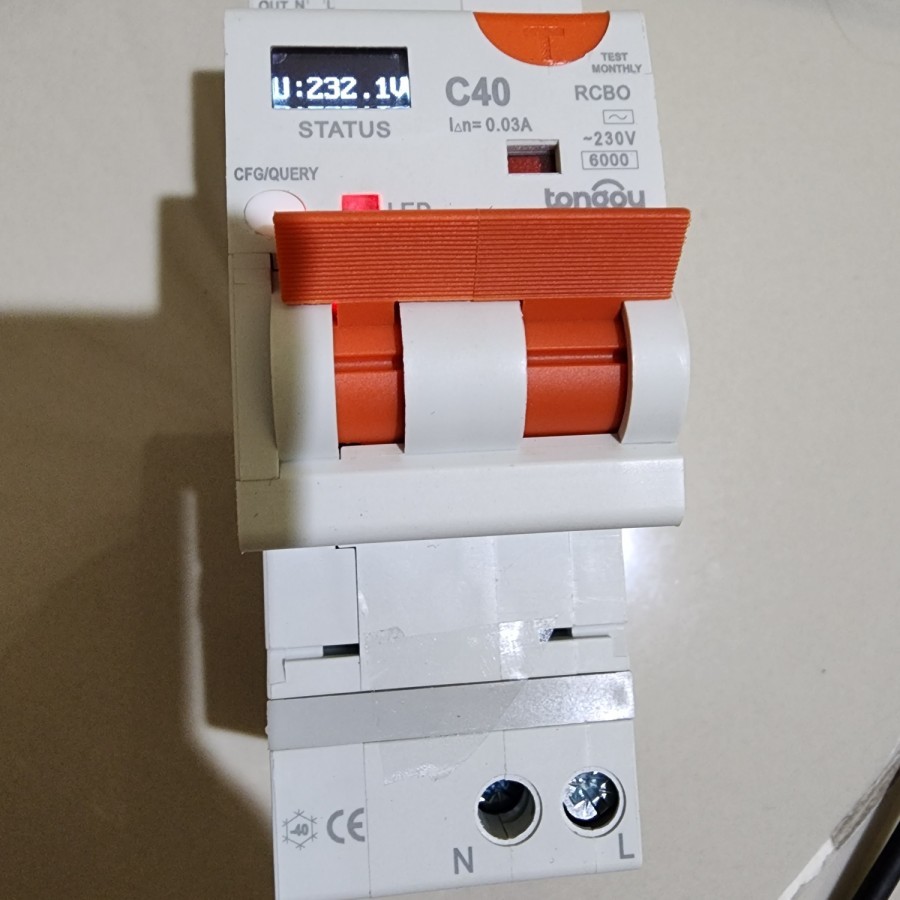 Jual RCBO WIFI RCBO LED , SMART RCBO, SMART ELCB MCB, max 20 A ...
