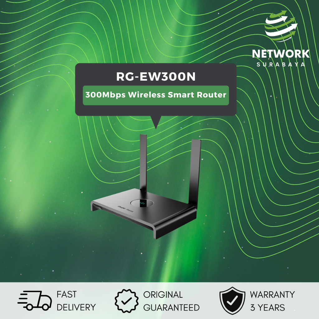 Jual Ruijie Reyee RG-EW300N 300MBPS Wireless Router Wifi | Shopee Indonesia