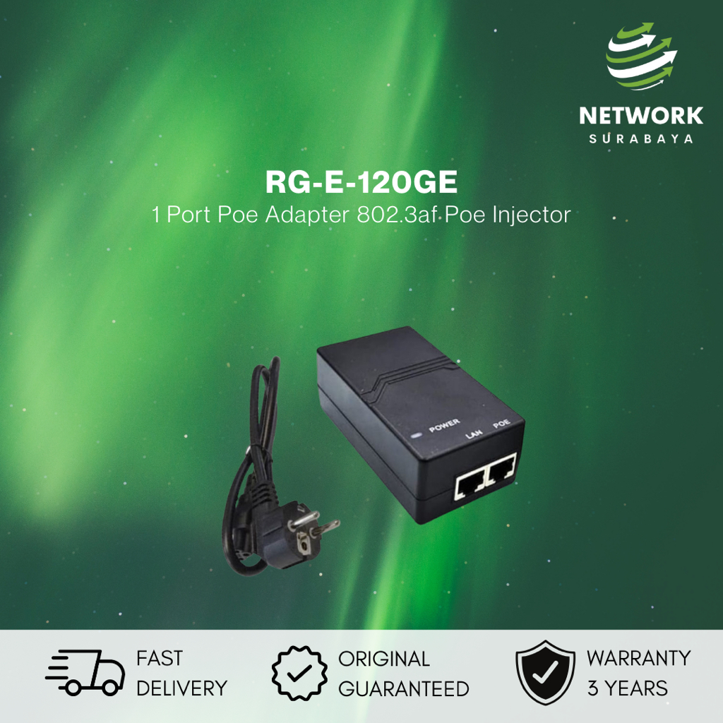 Jual RUIJIE REYEE RG-E-120GE POE ADAPTER | Shopee Indonesia