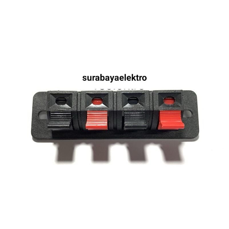 Jual Terminal speaker 4 pin kecil/Terminal speaker stereo/Terminal ...