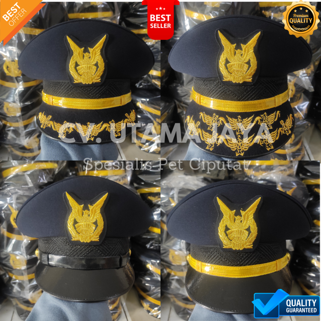 Jual Topi Pet PDU PAMA TNI AU PRIA Tamtama Bintara PAMA PAMEN PATI ...