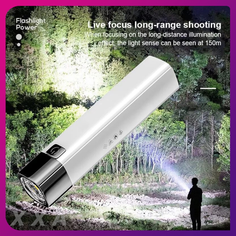 Jual Senter mini LED ORIGINAL Super Terang hingga 600 meter /senter Jarak jauh paket lengkap ...