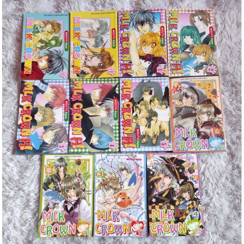 Jual Komik Milk Crown Series Lengkap 11 buku tamat (Mizuto Aqua ...