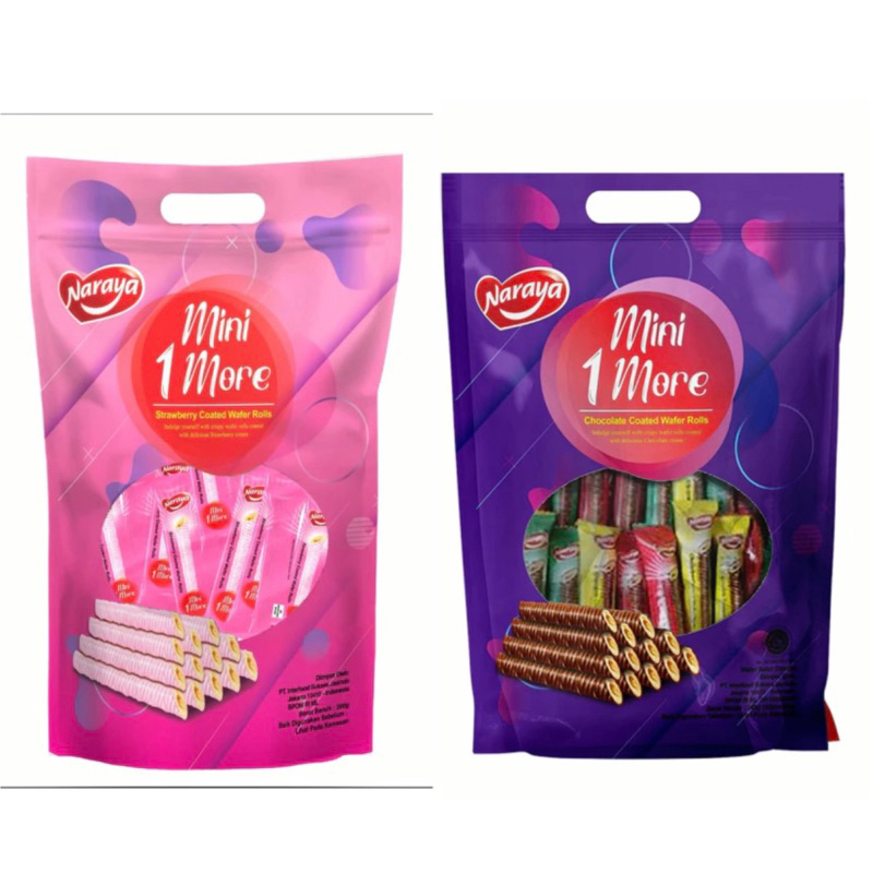Jual Wafer coklat mini one more 1 pack | Shopee Indonesia