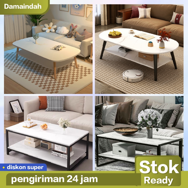 Jual Damaindah Meja Tamu/Meja Kopi/Meja Sudut/Meja Cafe/Nordik Table ...