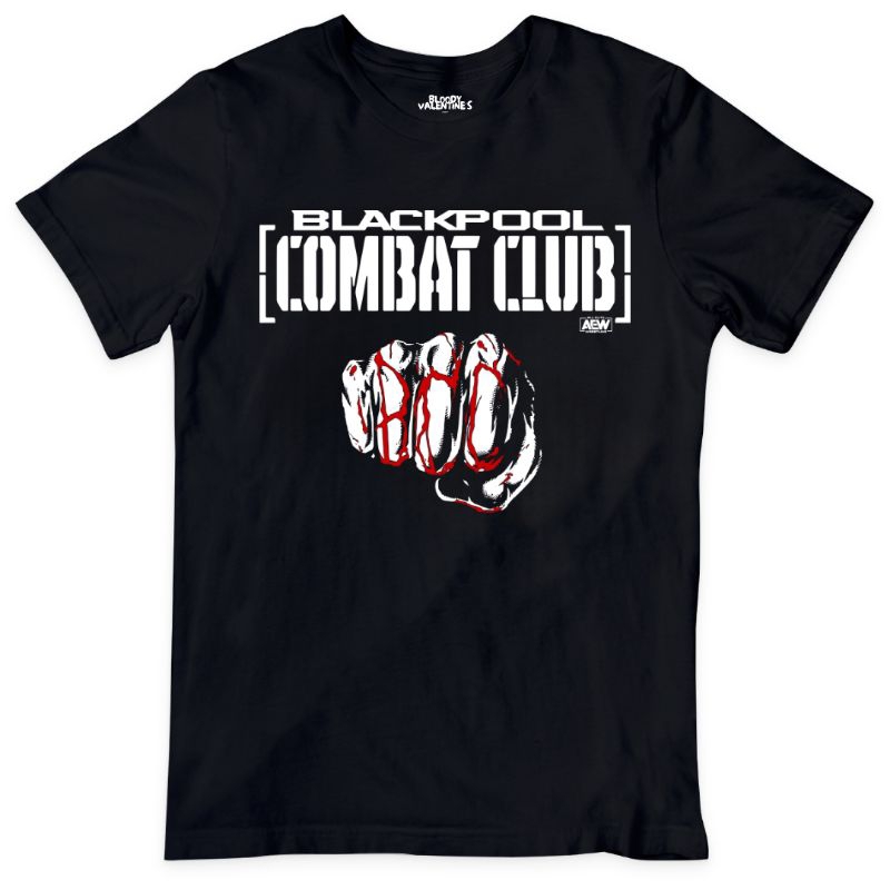 Jual AEW Blackpool Combat Club Forged T-Shirt / Kaos Wrestling Murah ...