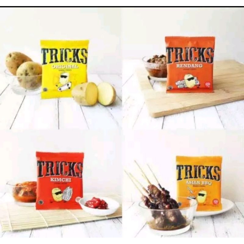 Jual Snack Tricks Baked Crips Kentang 10 pcs | Shopee Indonesia