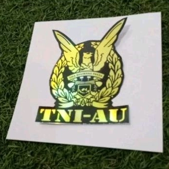 Jual Stiker Hologram Logo TNI AU / Stiker Unik / Stiker Hologram ...