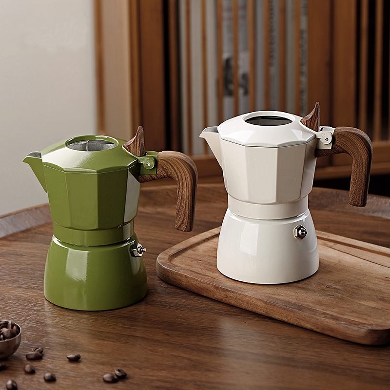 Jual Mocha Pot Espresso Pot Double Valve Moca Pot Tungku Listrik Set ...