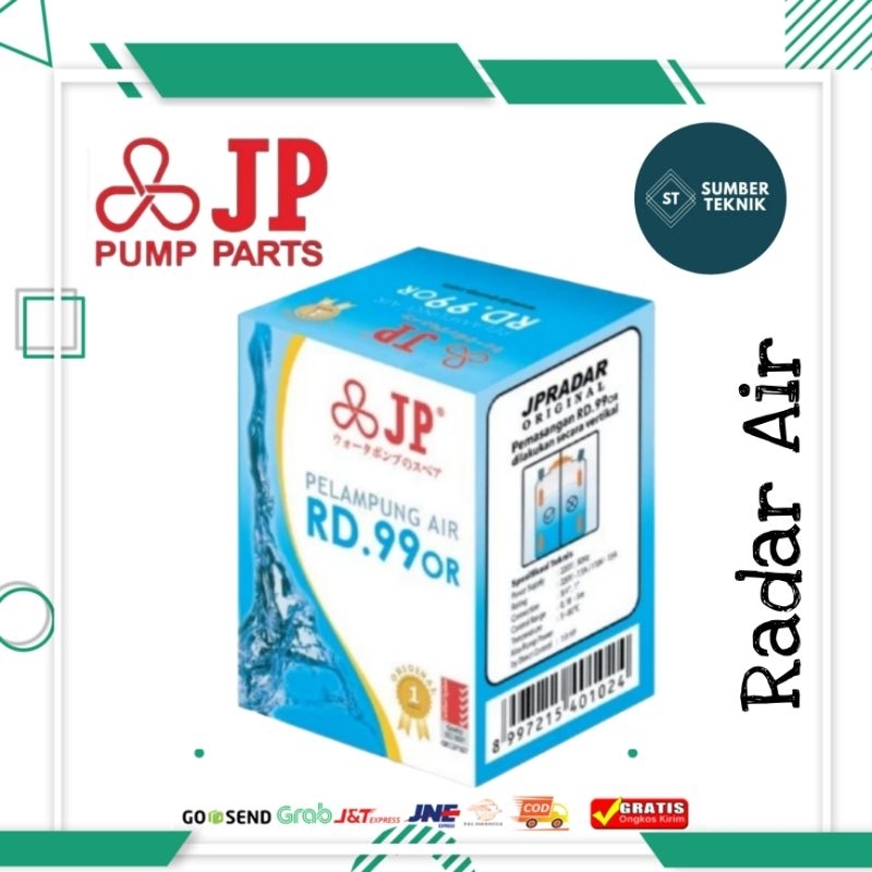 Jual JP Radar RD-99 OR Pelampung Air Tandon Tangki Toren Otomatis | Shopee Indonesia