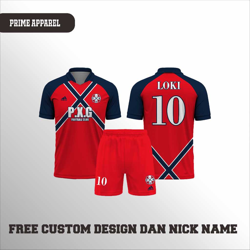 Jual Jersey Cosplay Anime Blue Lock PXG Merah Free Custom Nama Dan ...