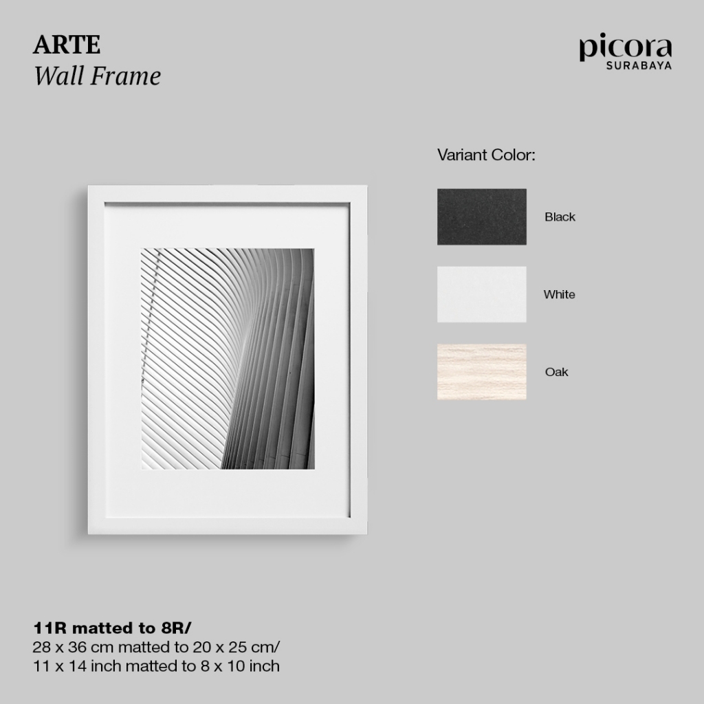 Jual [PICORA SURABAYA] ARTE Wall Frame 28x36cm 11R/8R Bingkai Pigura ...