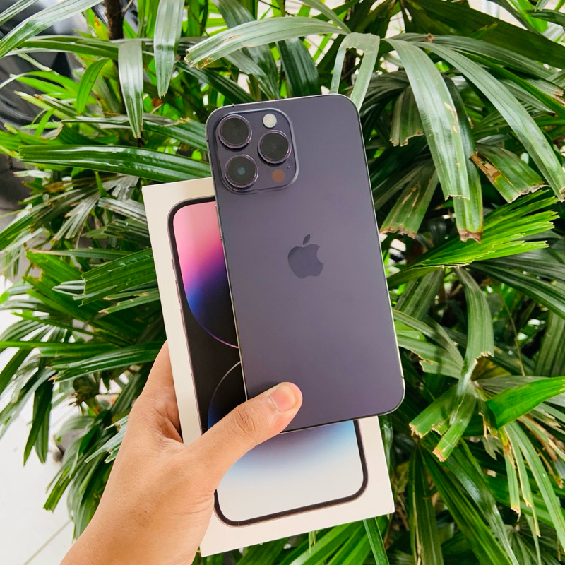 Jual Iphone 14 Promax Resmi 256GB deep purple | Shopee Indonesia