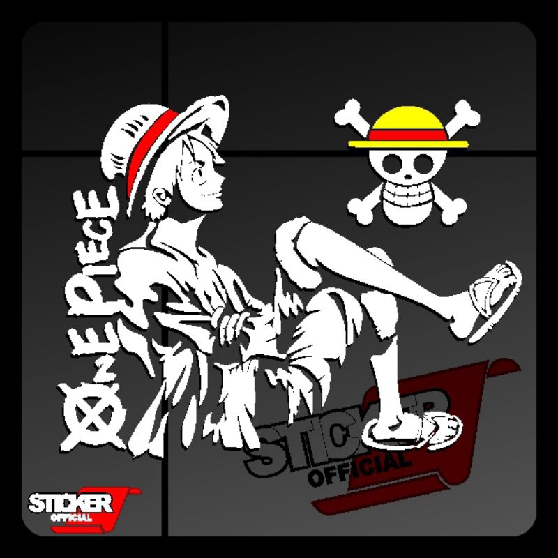Jual sticker one piece sticker cutting | Shopee Indonesia