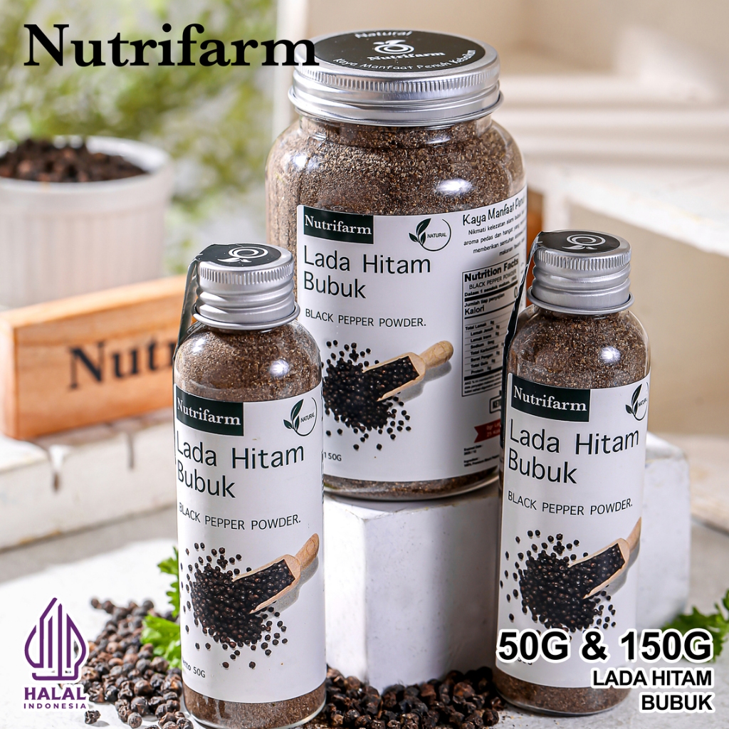 Jual LADA HITAM BUBUK 50 GRAM 150 GRAM/ LADA HITAM BUBUK UNTUK MASAK ...