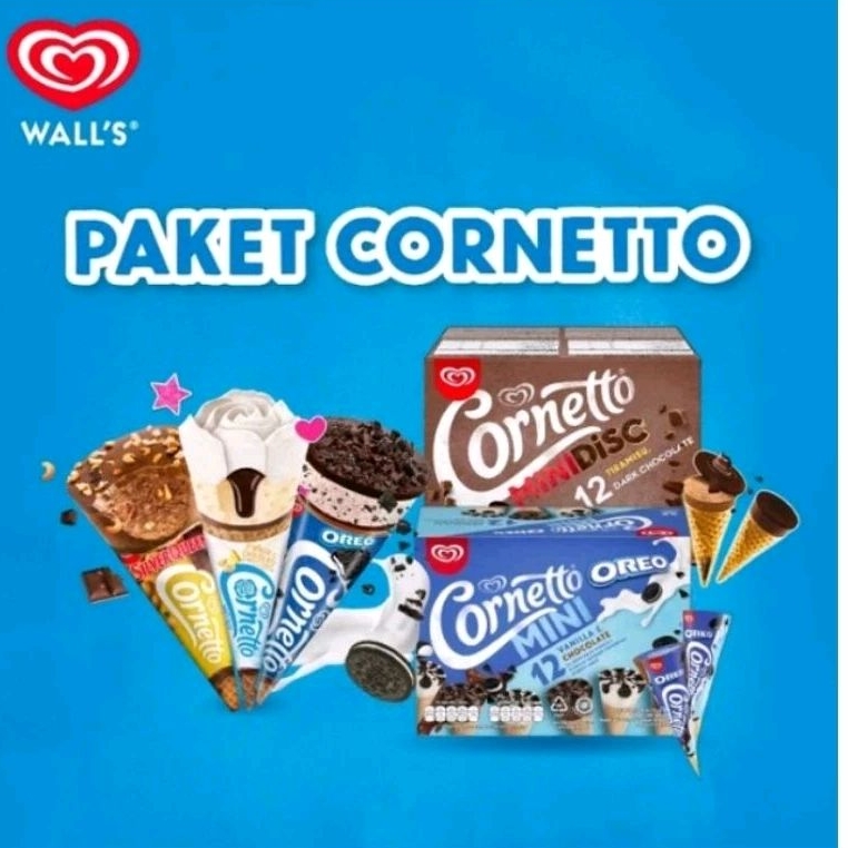 Jual Paket Ice Cream Cornetto | Shopee Indonesia