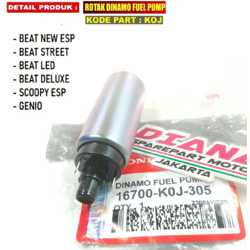 Jual Rotak Dinamo fuel pump Genio Beat ECO Beat Deluxe Scoopy new 2020 ...