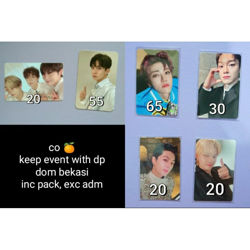 Jual Photocard PC Jaemin ISTJ Poster NCT Dream Chen Jongdae Exist ...