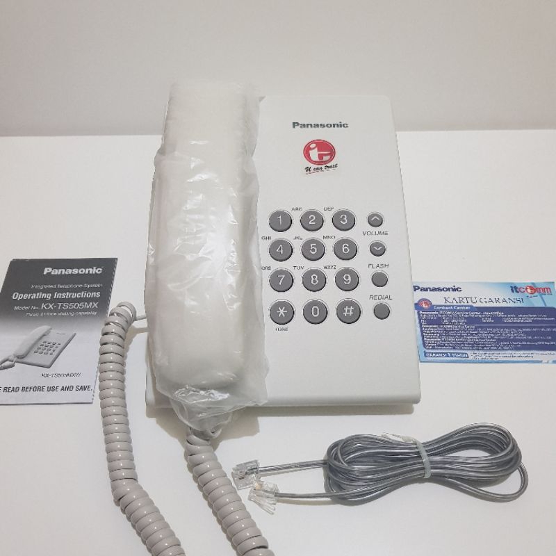 Jual Telepon Panasonic KX-TS505 / KX-TS505MX Garansi Resmi IT-Comm ...