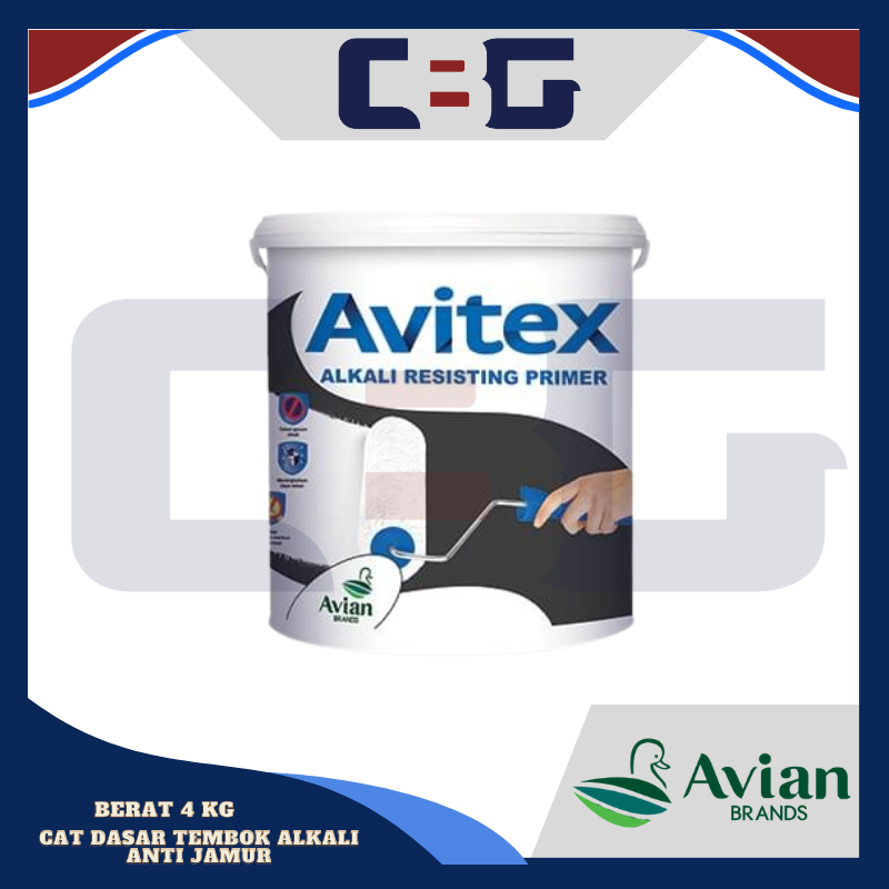Jual CAT DASAR AVITEX ALKALI RESISTING PRIMER 4 KG | Shopee Indonesia
