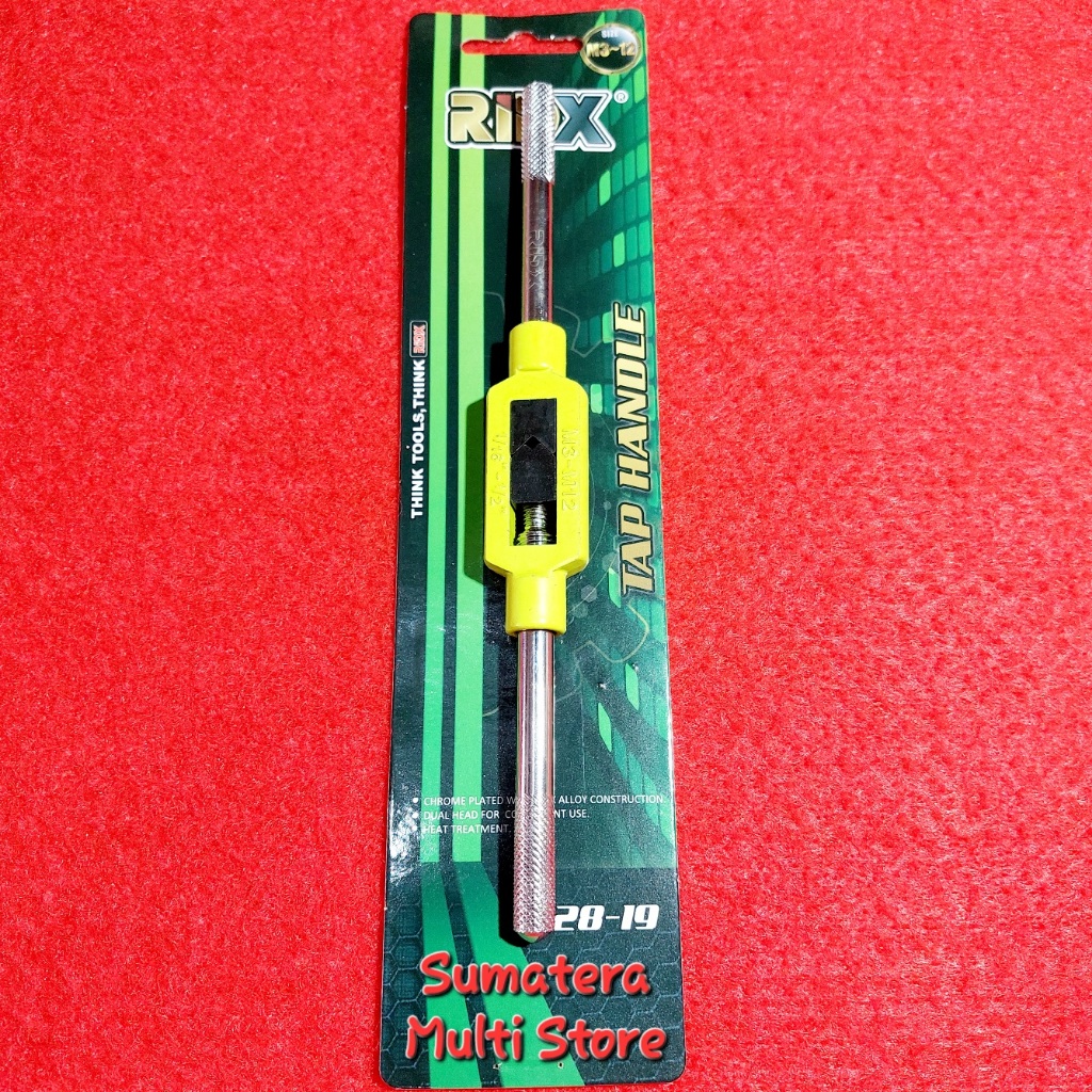 Jual Ridx Gagang Tap M3 - M12 / 1/16 - 1/2 inchi - Alat Pegangan ...