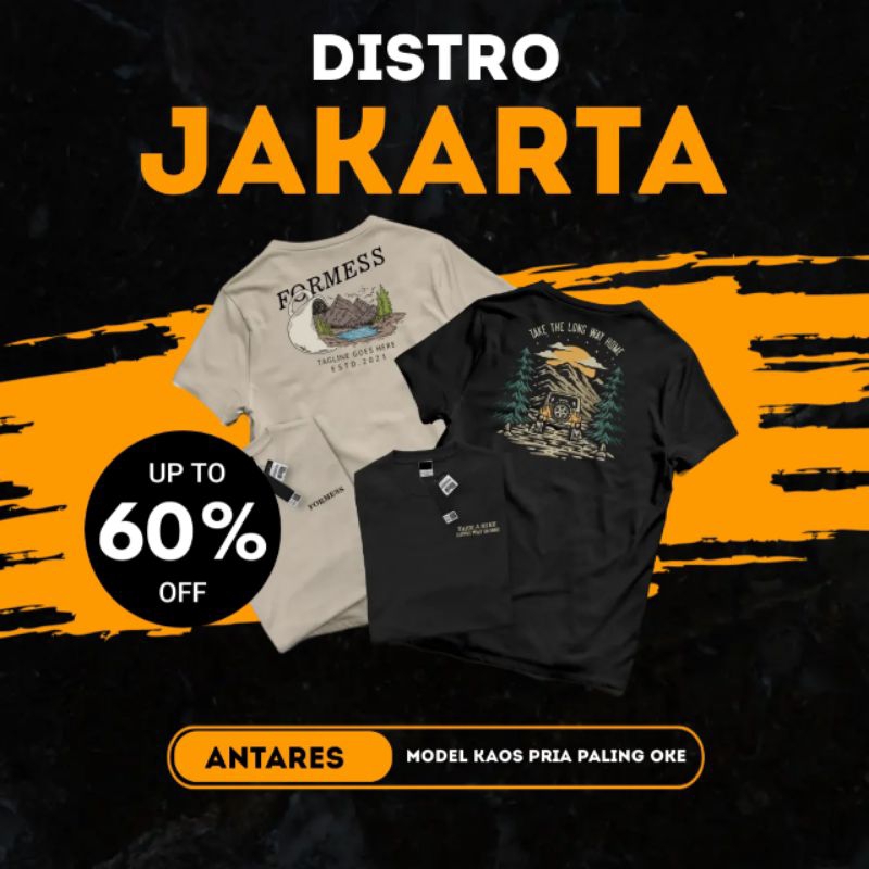 Jual Kaos Distro Pria Keren Branded Simple Santai Berkualitas Casual ...