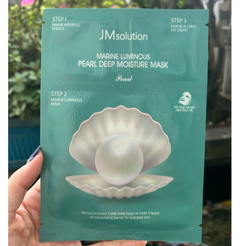 Jual JM Solution Marine Luminous Pearl Deep Moisture Mask | Shopee ...