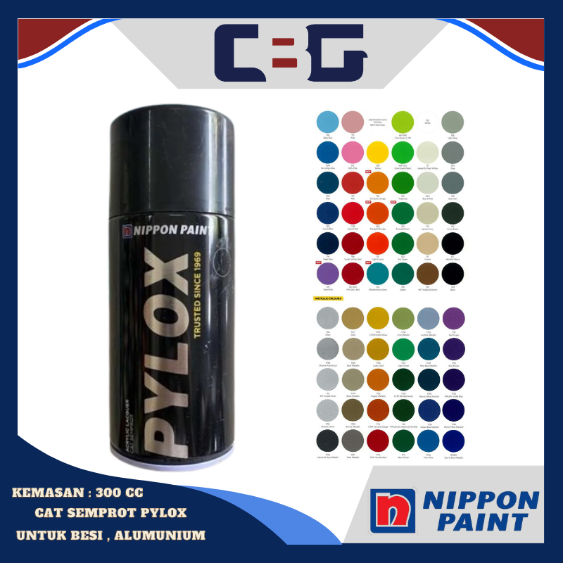 Jual PYLOX/PILOX 300 CC SOLID COLOUR & METALLIC | Shopee Indonesia
