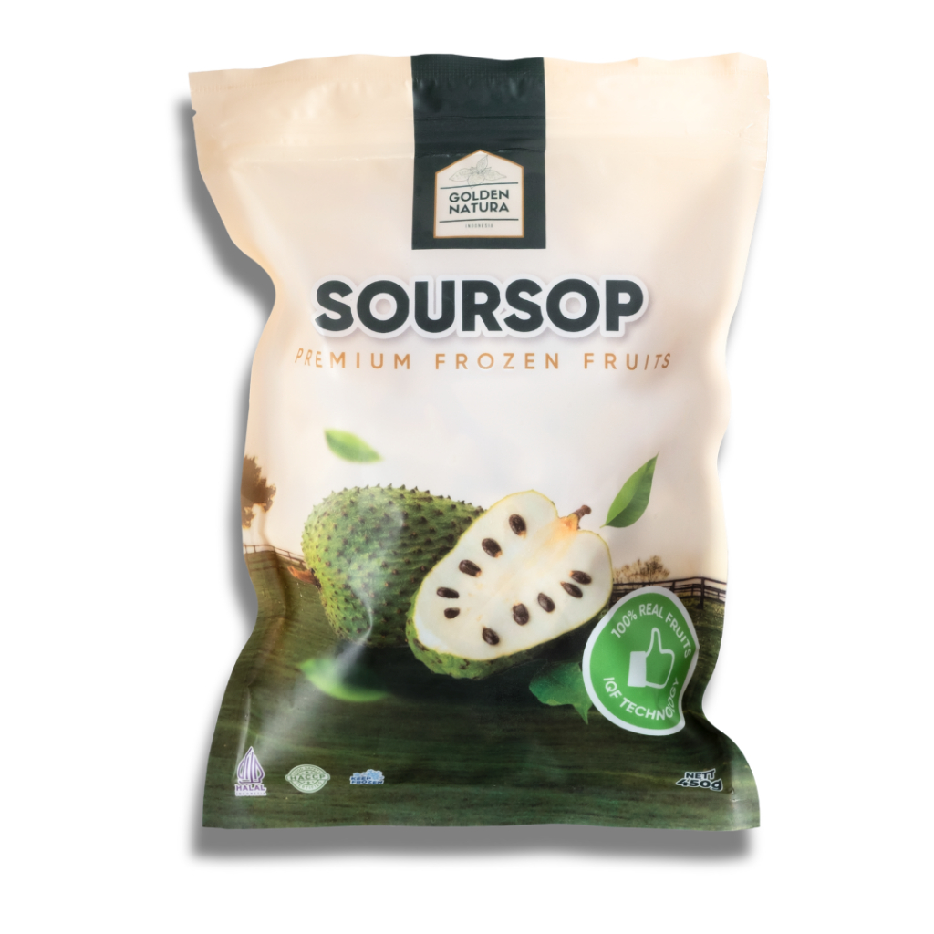 Jual Golden Natura Indonesia - Soursop | Premium Frozen Fruits | Shopee ...