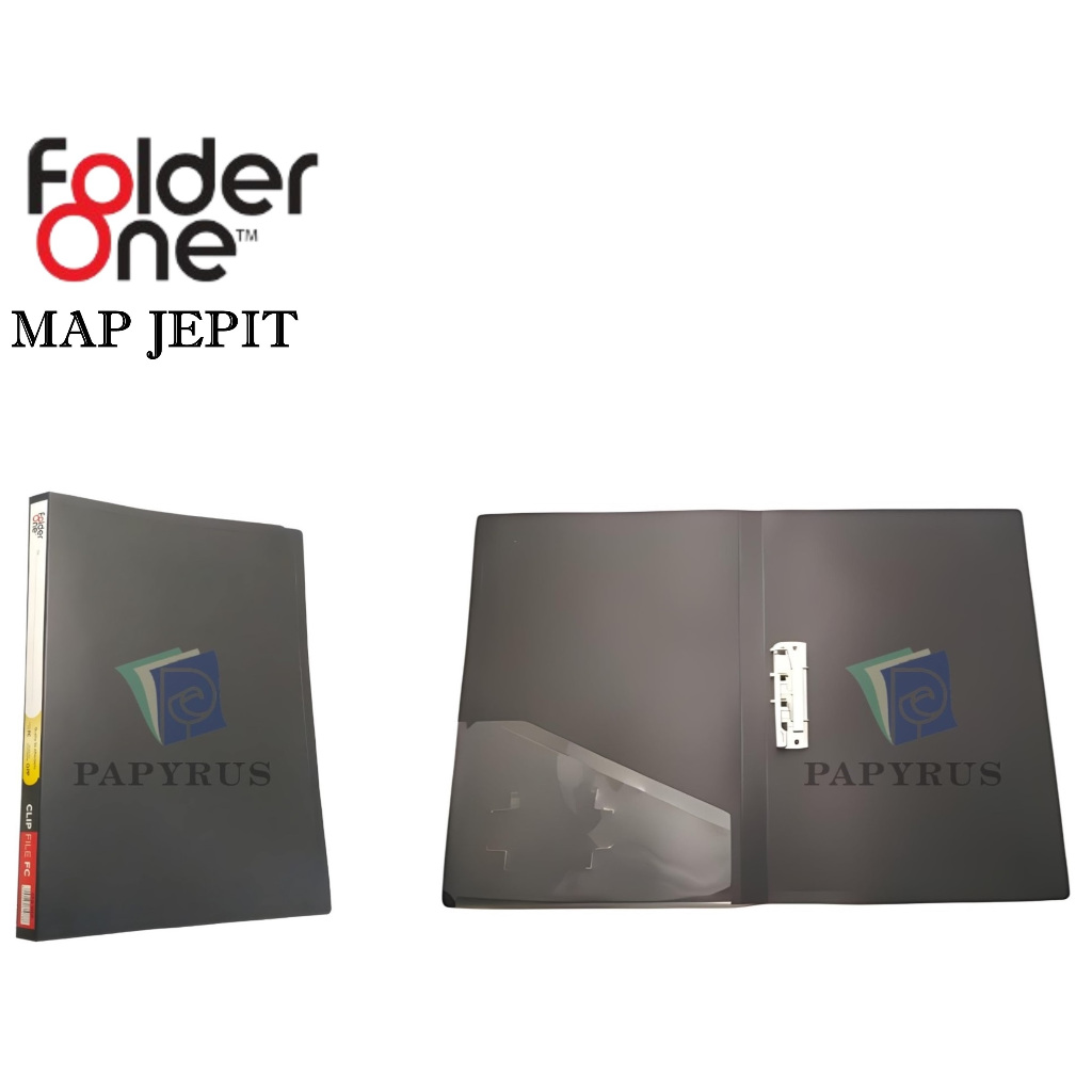 Jual MAP JEPIT / CLIP FILE FOLDER ONE HITAM | Shopee Indonesia