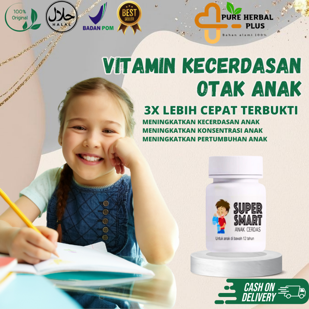 Jual SUPER SMART Vitamin Kecerdasan Otak Anak -Vitamin Anak Terbaik ... Jual SUPER SMART Vitamin Kecerdasan Otak Anak -Vitamin Anak Terbaik ...