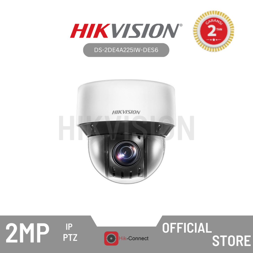Jual HIKVISION - DS-2DE4A225IW-DES6 Camera IP PTZ 2 MP 25X Powered by DarkFighter IR Network ...