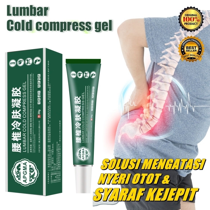 Jual Lumbar cold compress gel Lumbar cream Lutut Gel Pereda Lumbar ...