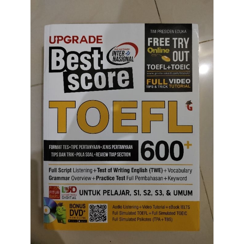 Jual TOEFL | TOEIC BEST SCORE 600+ | Shopee Indonesia