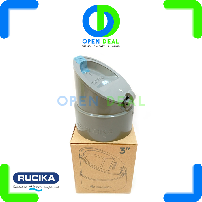 Jual BackFlow Valve 3" inch Pvc Rucika / Tutup Pipa Pembuangan Anti ...