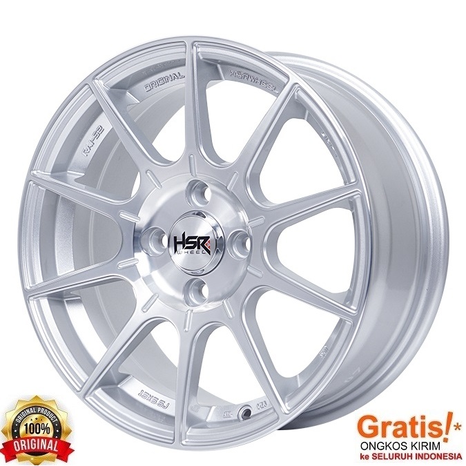 Jual VELG HSR WHEEL TIPE RAI-S2 HSR R15X65 H4x100 ET42 GSMF | Shopee ...
