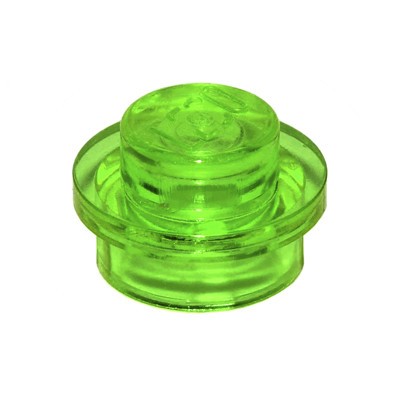 Jual Lego Trans Bright Green Part 4073 Plate, Round 1 x 1 | Shopee ...